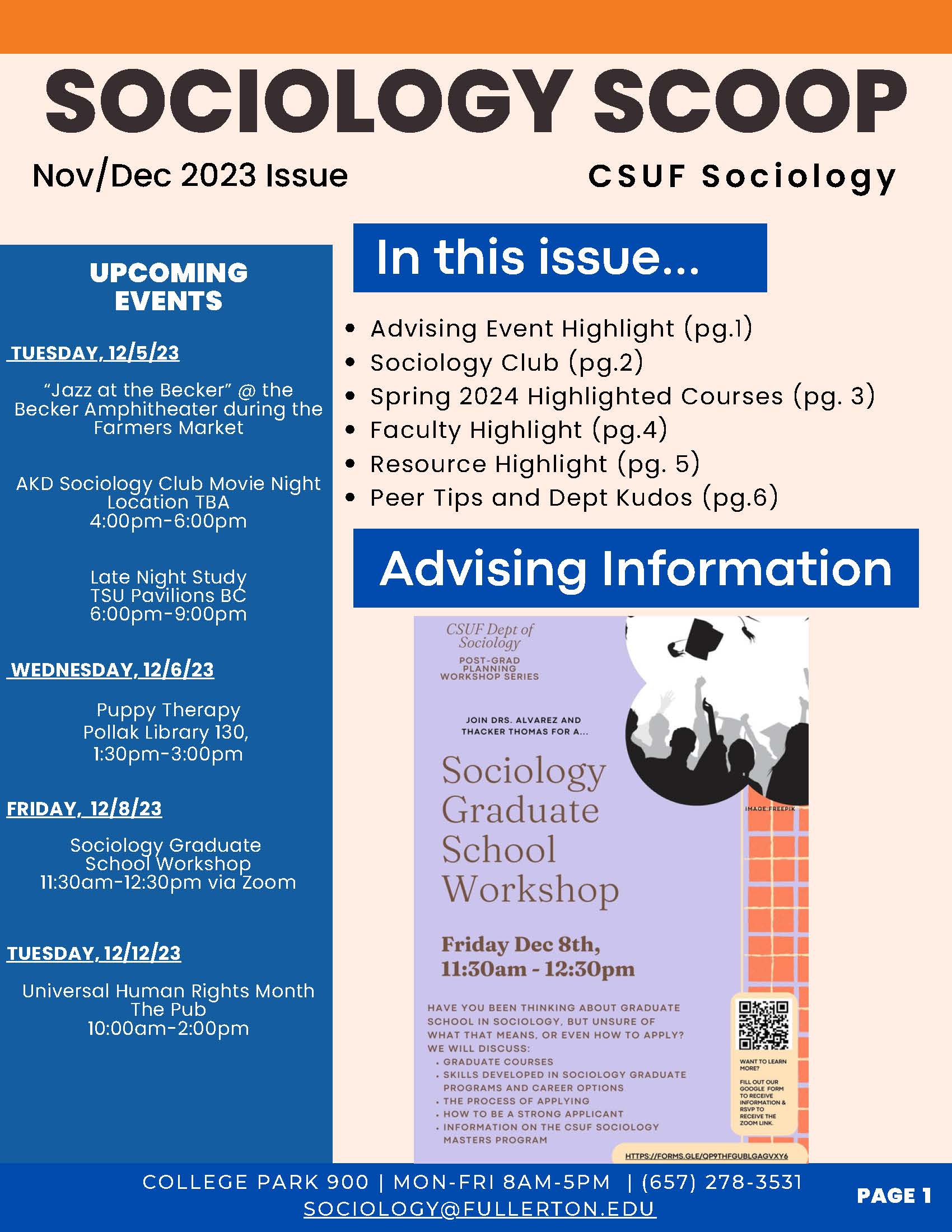 Sociology | CSUF